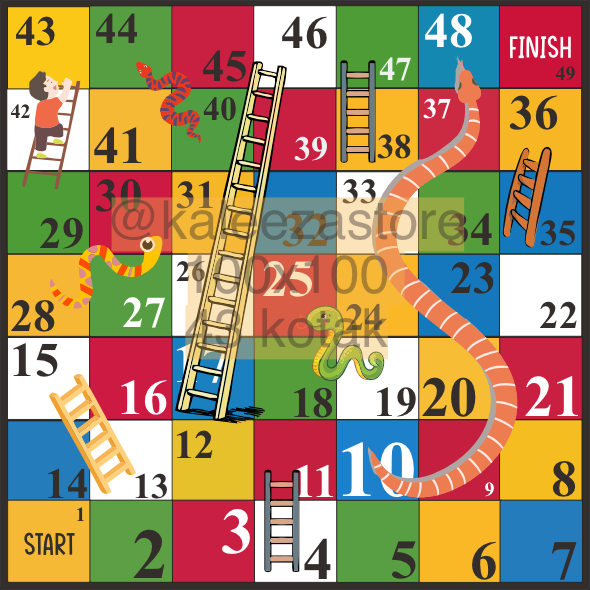 Super Economical jumbo Snakes and Ladders Sensory Path - jumbo snake ...