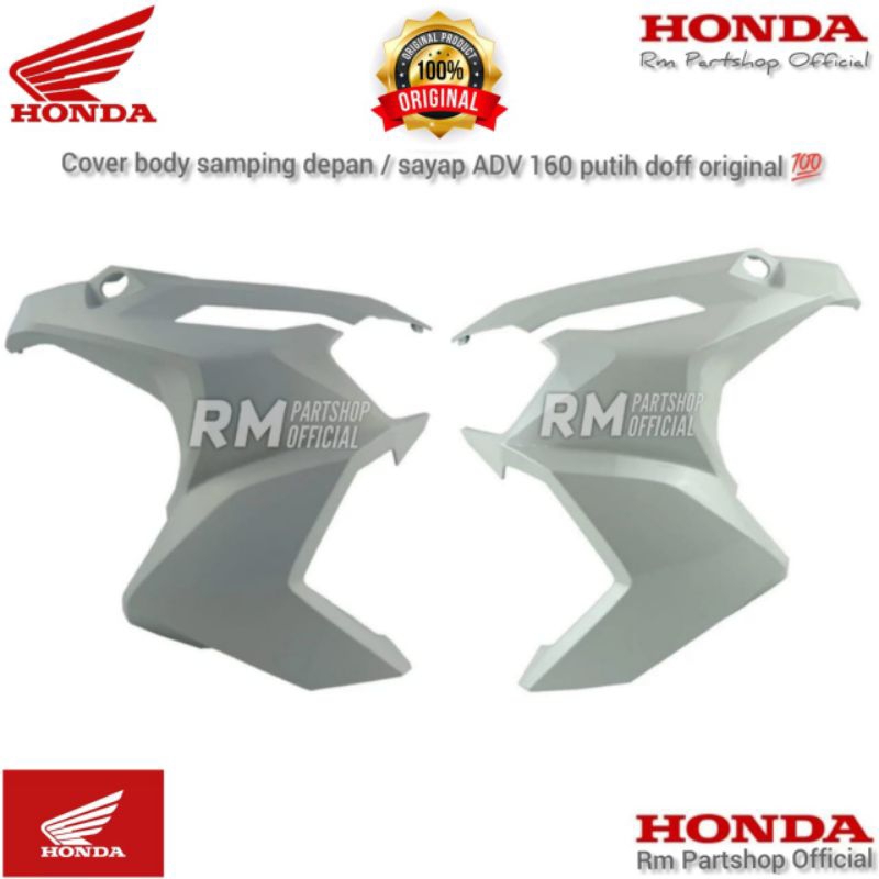 PUTIH Honda ADV 160 Front body Wing White doff original | Shopee Singapore