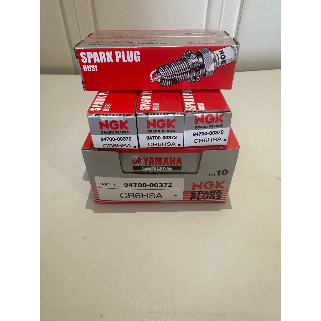 Spark Plugs Mio-J/Soul GT (CR6HSA) Original Yamaha Genuine Part ...