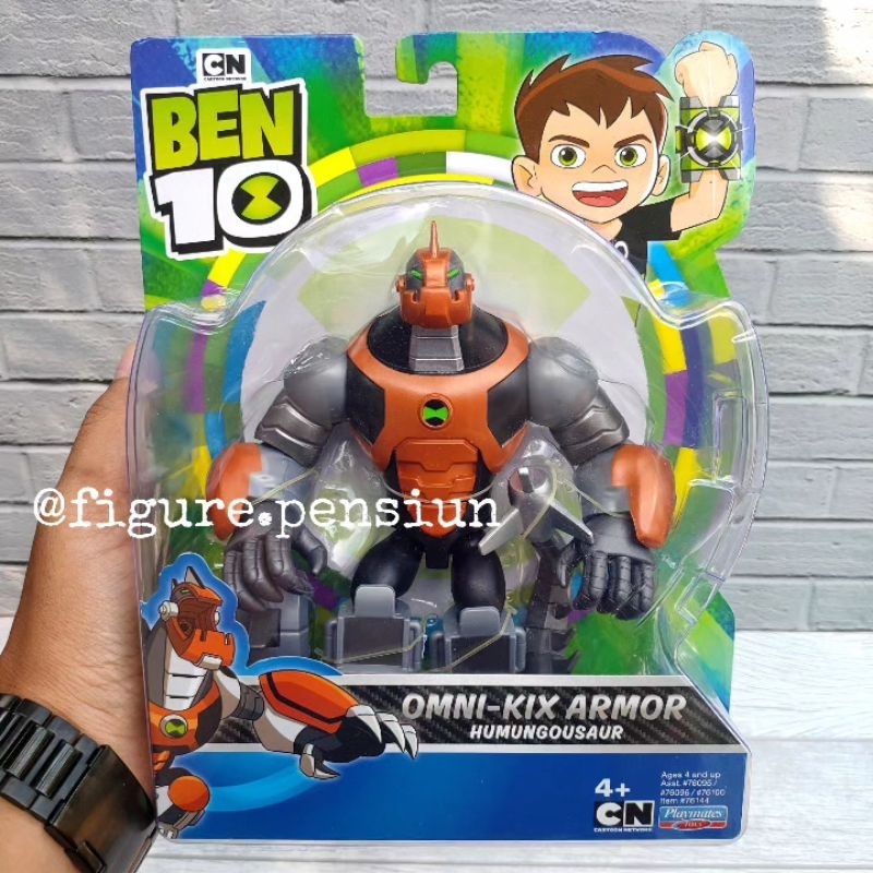 Ben 10 OMNI KIX ARMOR HUMUNGOUSAUR PLAYMATES TOYS ACTION FIGURE ...
