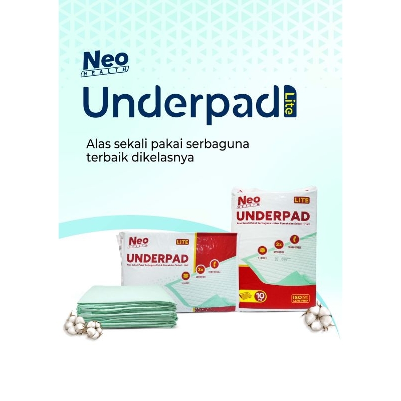 Neo Underpad 60x90cm Contents 10pc High Absorption Treatment | Shopee ...
