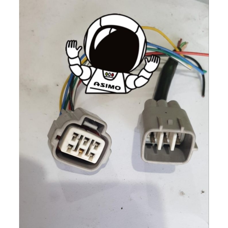 Original 6 pin headlight socket Toyota camry Fortuner Hilux lexus reiz ...
