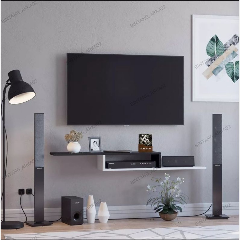 SIKU Minimalist tv Shelf Wall tv Shelf decorative shelf multi-purpose ...