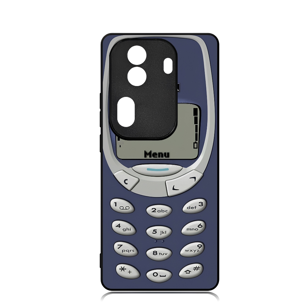 Phone Case Reno 10 Reno 10 Pro TPU Protection Nokia 3310 pattern kesing ...