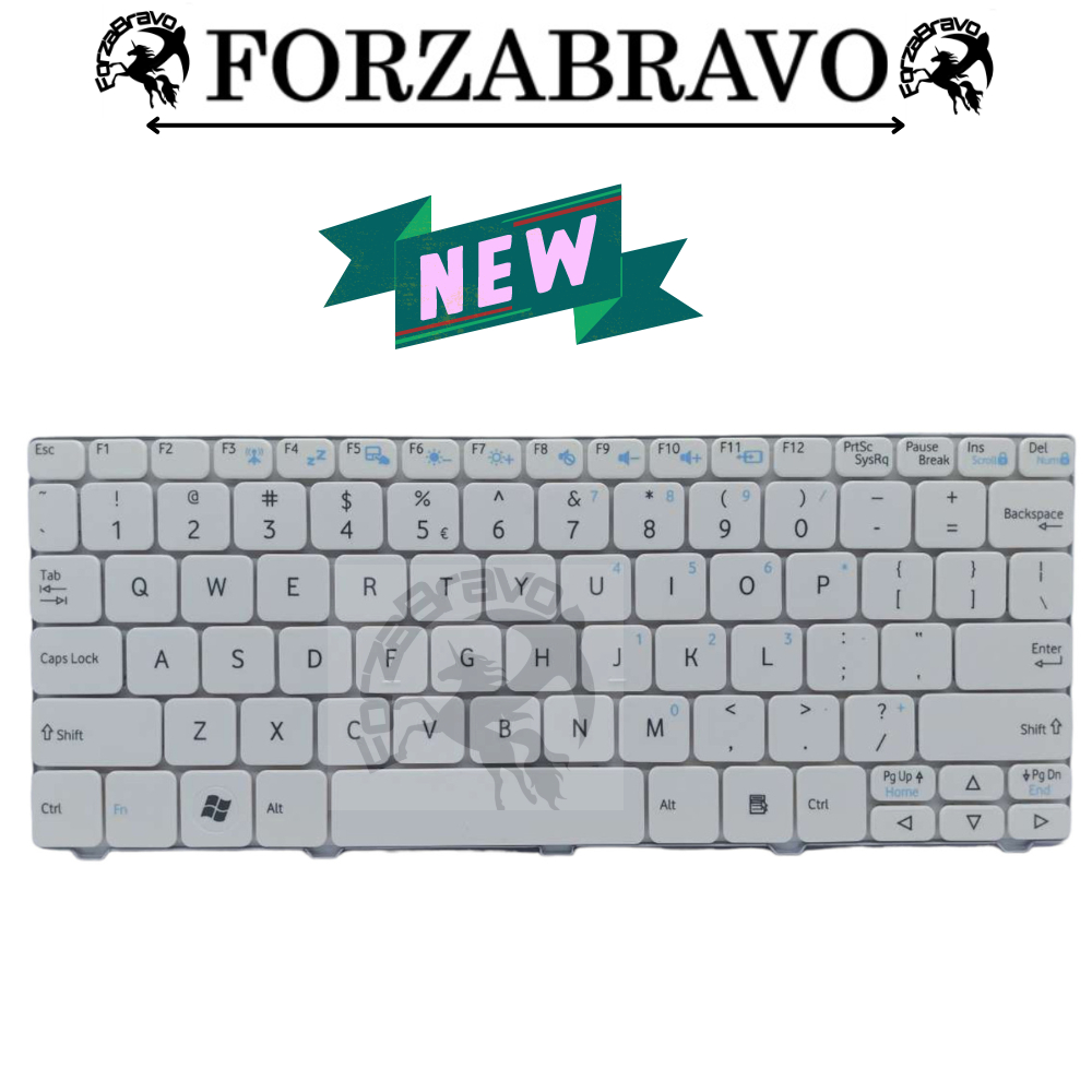 Fujitsu Lifebook MH330 MH330R White Laptop Keyboard - New with Warranty ...