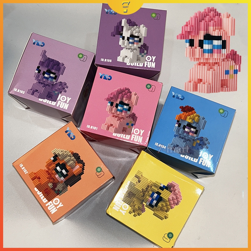 My Little Pony Stacking Blocks Toys Cartoon Characters Bricks Kids ...