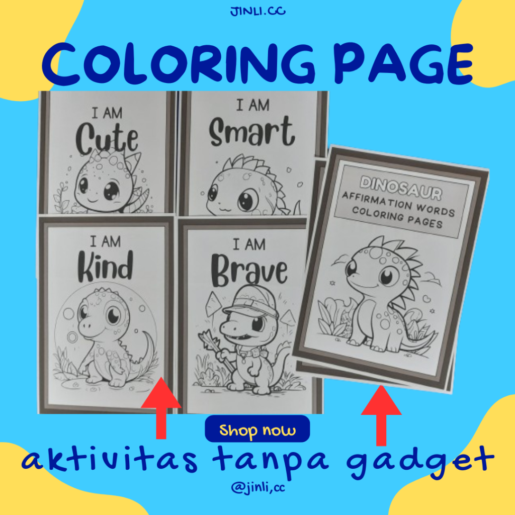 Dinosaur coloring sheet Dinosaur affirmation word coloring pages ...