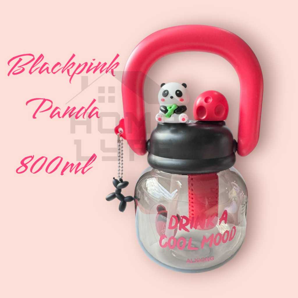 GANTUNGAN Viral Drinking Bottle/PANDA Cute Drinking Bottle/Cute PANDA ...