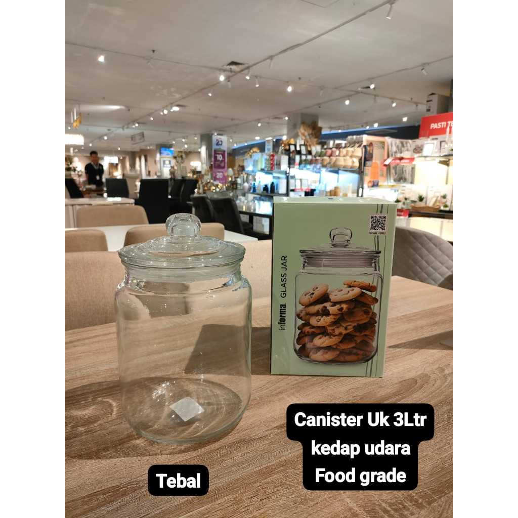 Informa LILY 3 liter Glass Jar | Shopee Singapore