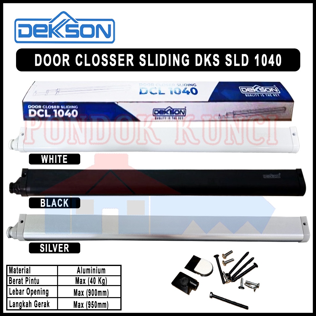 Dekkson DCL SLD 1040 Automatic Sliding Door Closer | Shopee Singapore