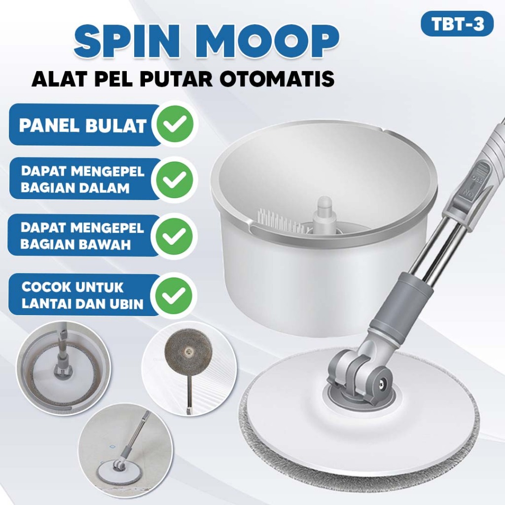 Hoas Official Shop Ultra Mop Floor Mop Automatic Spin Mop Floor Cleaner ...