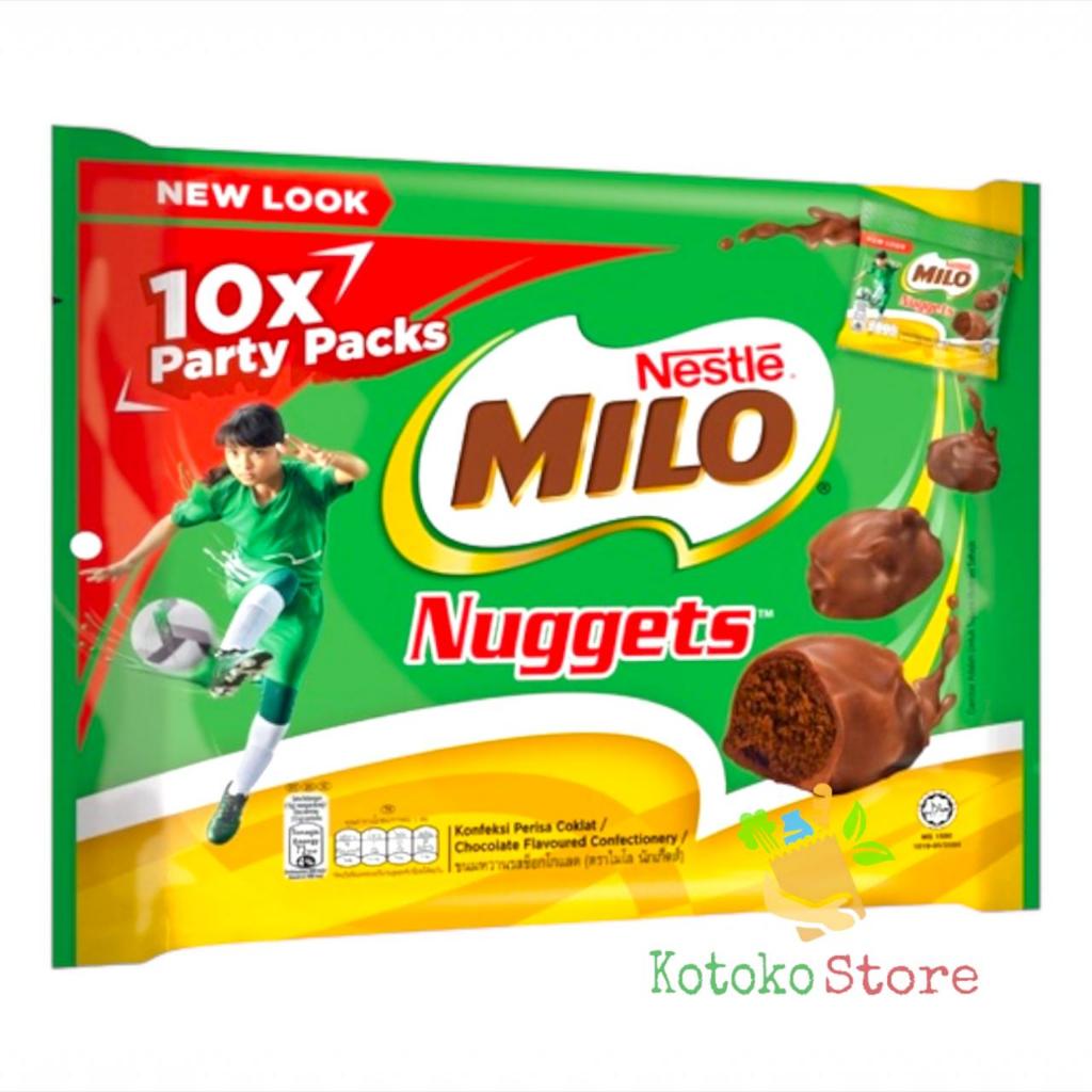Nestle Milo Nugget Malaysia Party Pack/Milo Chocolate Nugget Contents ...
