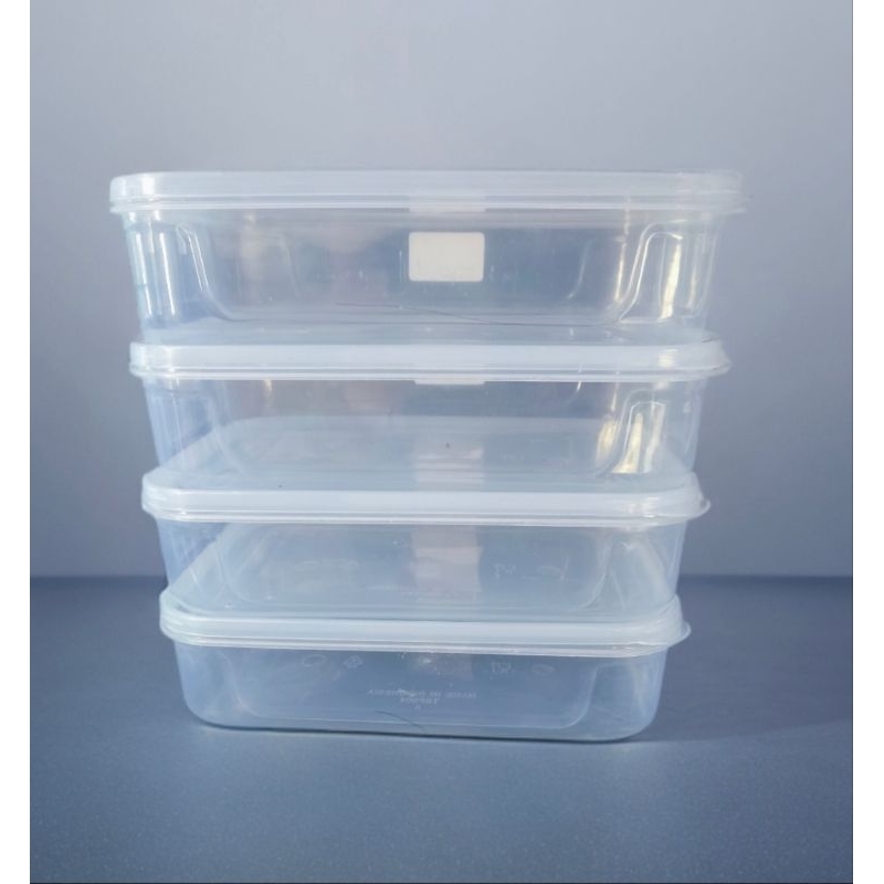 Kmp 900ml Clear Refrigerator Food Storage Plastic Box/900ml Plastic ...