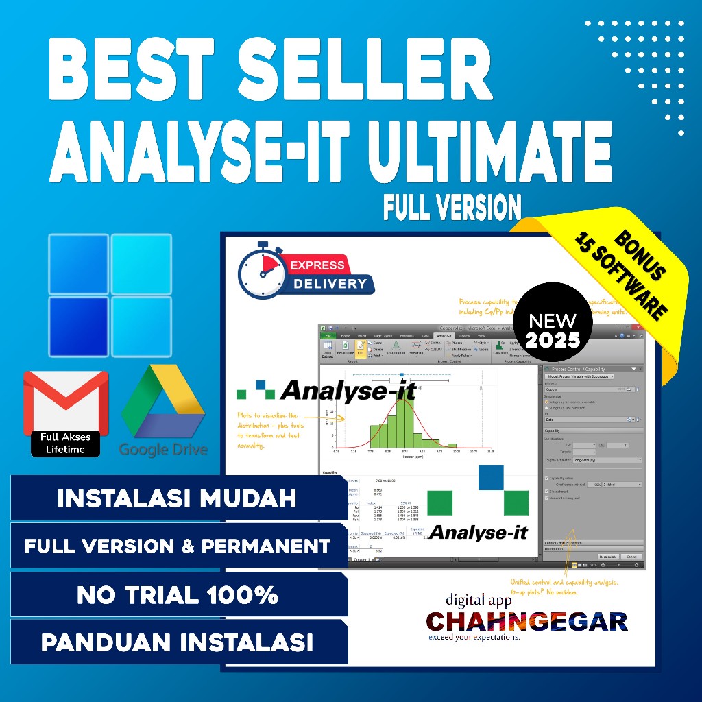 Analysis-it Ultimate Edition 2025 v6 Full Version Excel-Based Statistics Software ANOVA and ...