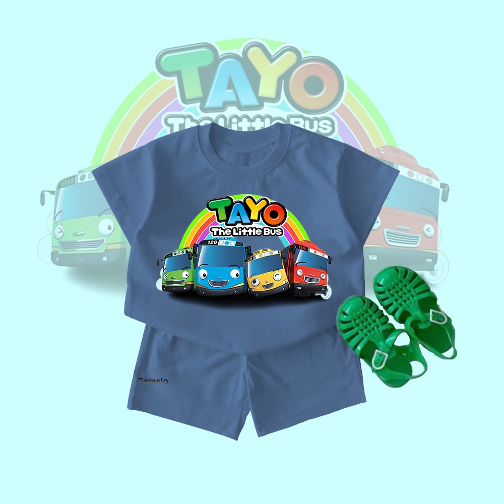 KATUN Dannis.id tayo Cotton Combed 24s One Set Combed Cotton Children ...