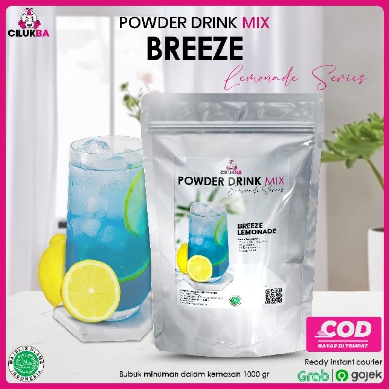 Breeze Lemonade Flavored Instant Drink Powder 1 kg / Powder Drink Mix ...