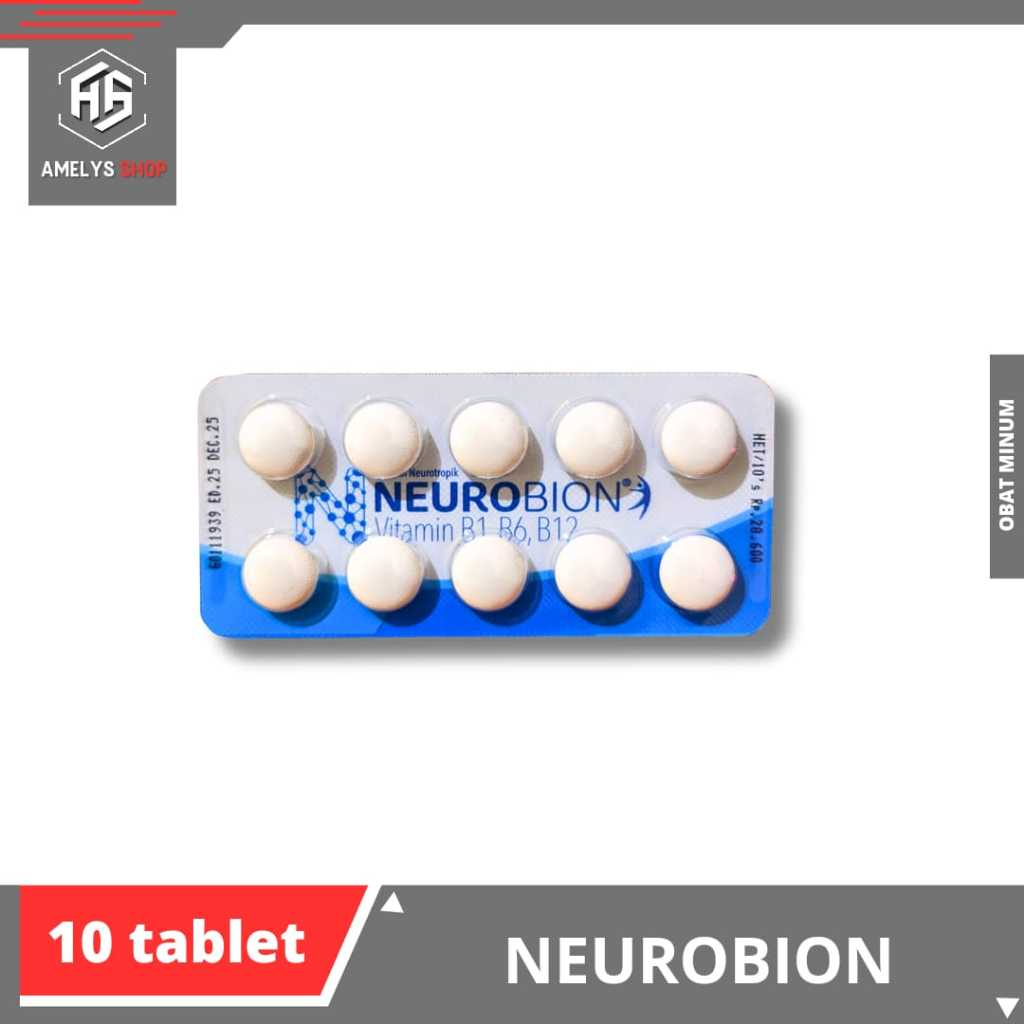 Neurobion 1 Strip contains 10 tablets | Shopee Singapore