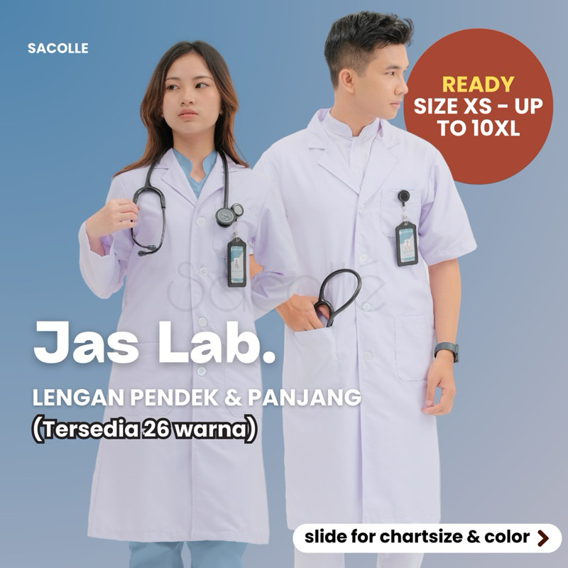 SMALL LABORATORY COATS - BIG SIZE JUMBO/Long & Short Sleeve Premium Lab ...