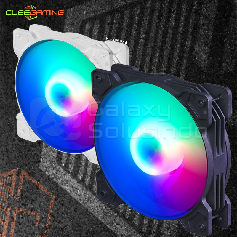 Cube Gaming FIX Rainbox RGB 120mm Fan Case - Black / White | Shopee ...