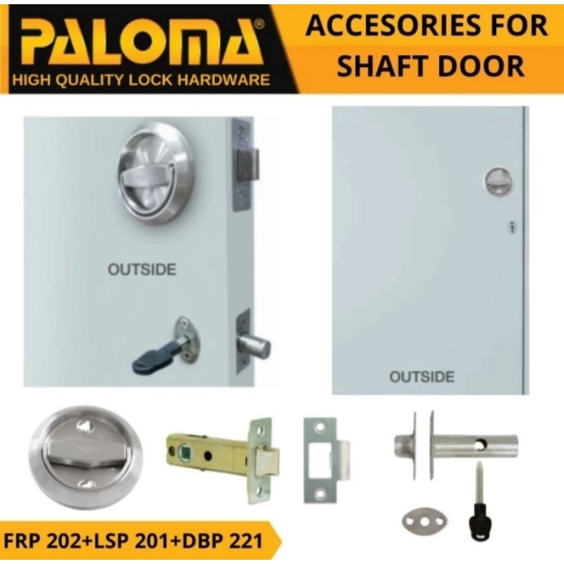 Paloma FRP 202 LSP 201 DBP 221 Door Pull Lock HANDLE SHAFT | Shopee ...