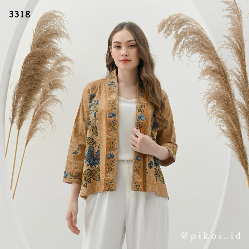Women's batik Outer / modern batik blazer / girls' batik shirt / office ...