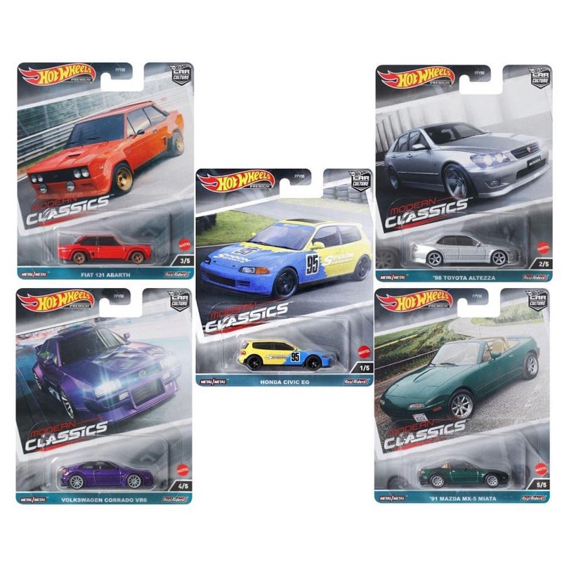 Hot Wheels Premium Modern Classics 2024 (Honda Civic EG Spoon, Toyota ...