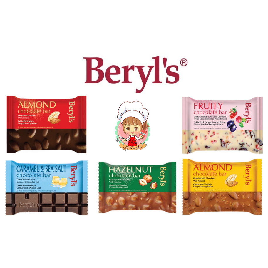 Chocolate bar beryl's Chocolate bar berlys Malaysian Chocolate (100g ...