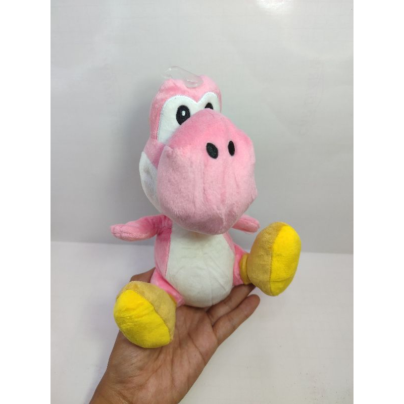Yoshi super Mario Bros pink Doll original new tag | Shopee Singapore