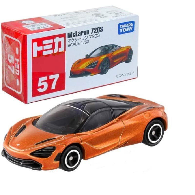Tomica Regular No. 57 McLaren 720S Takara Tomy Diecast Sports car Children's toy | Shopee Singapore