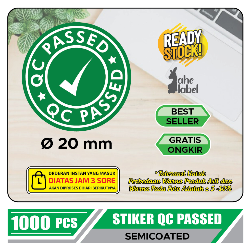 Qc CHECKED STICKER, QC PASSED STICKER, QUALITY CONTROL LABEL Check ...