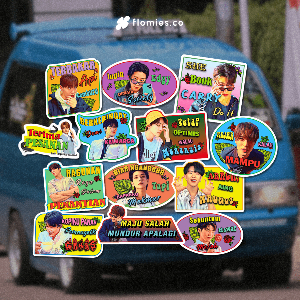 [Contains 13 pcs Stickers] SEVENTEEN SVT Sticker Angkotz Pack Ver.1 ...