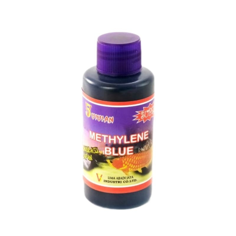Methylene BLUE 100ML Medicine for Sick Ornamental Fish and White Spot ...