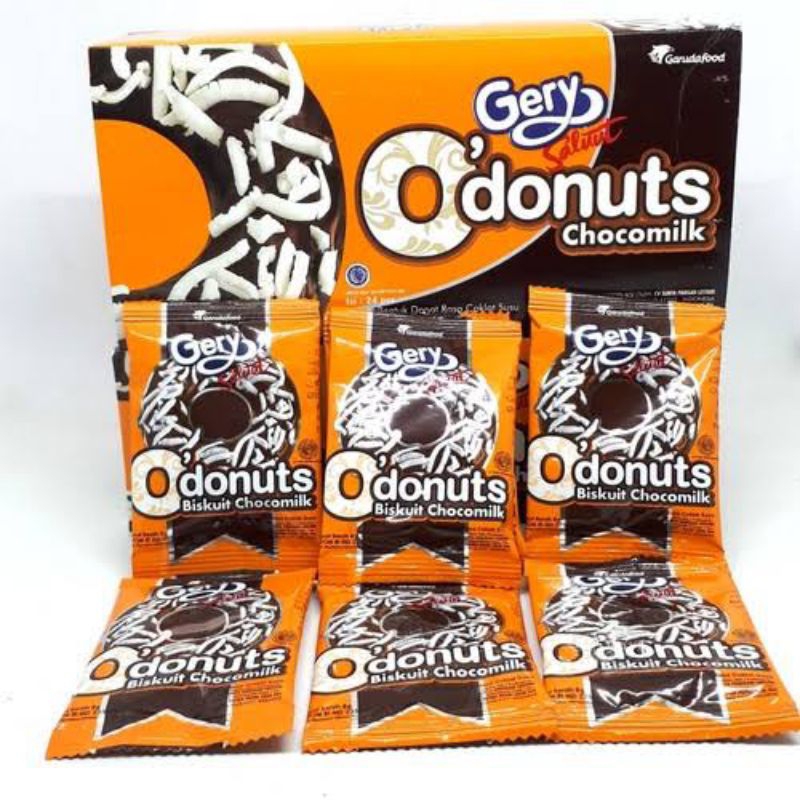 Gery salut O donuts 12pcs Gery salut donut packet | Shopee Singapore