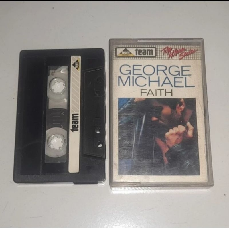 George Michael Faith Cassette ORIGINAL Recording Team Record BASF ...
