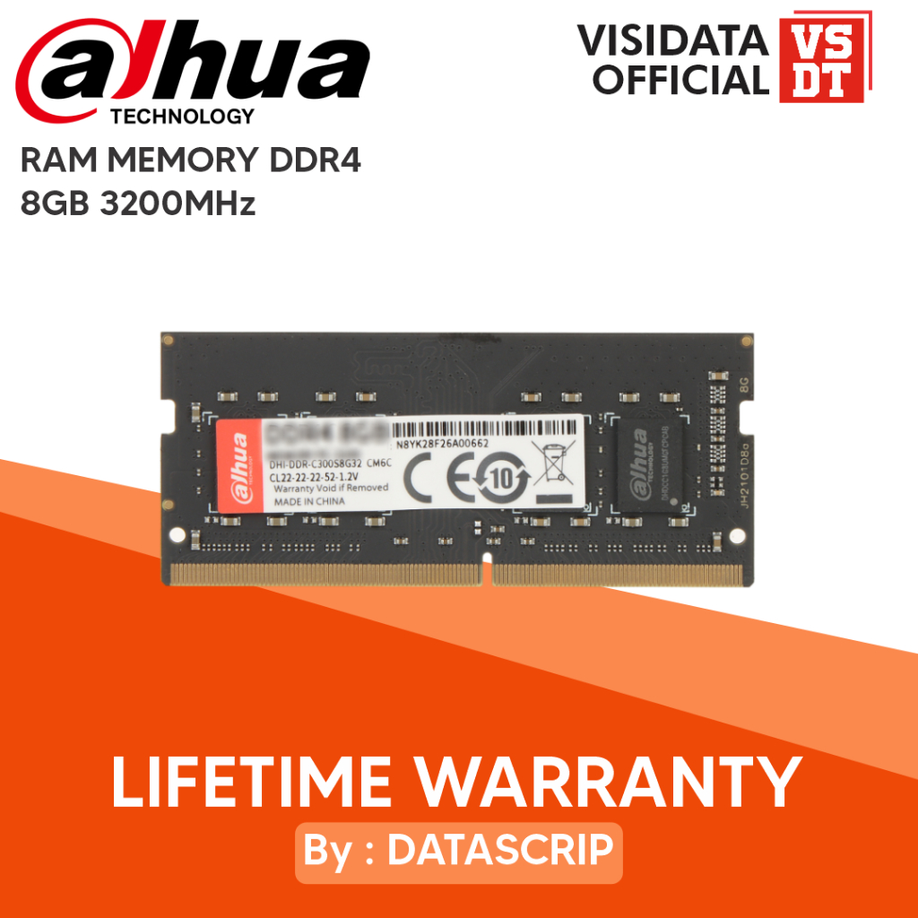 Dahua SODIMM SODIM RAM Laptop DDR4 8GB PC4-3200MHz - Official Warranty | Shopee Singapore