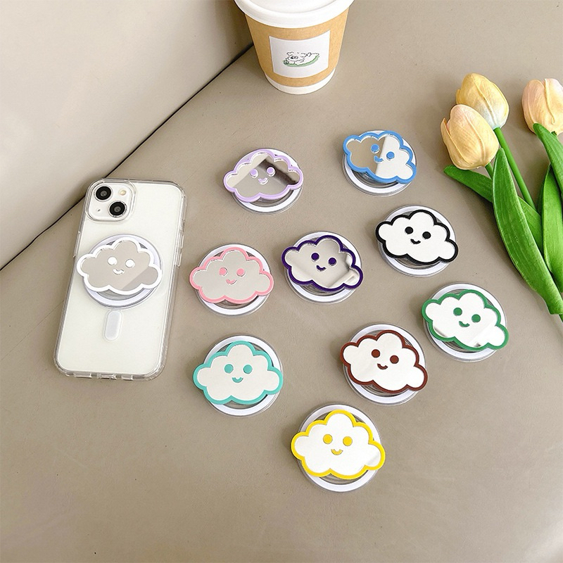 New! Popsocket Griptok Cute Cloud Motif Mirror (REGULAR MAGNETIC ...