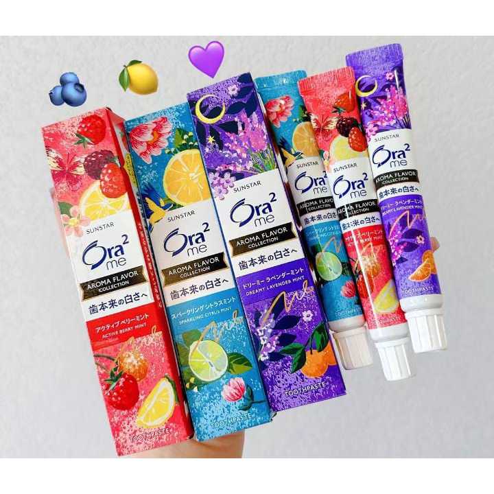 Travel Size Sunstar Ora2 Me Stain Clear Toothpaste Ora2Me Mini Toothpaste | Shopee Singapore