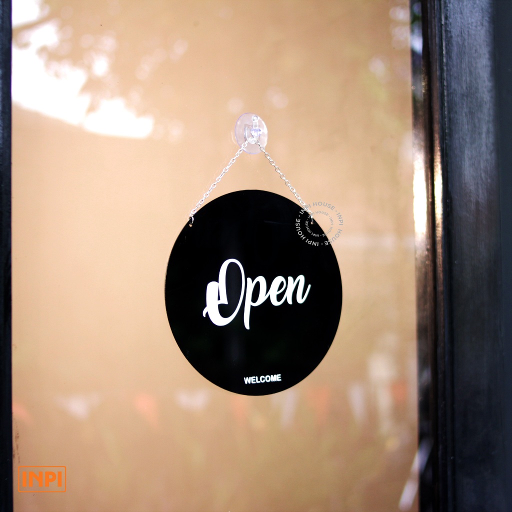Open closed sign board - acrylic sign - open close - outdoor sign ...