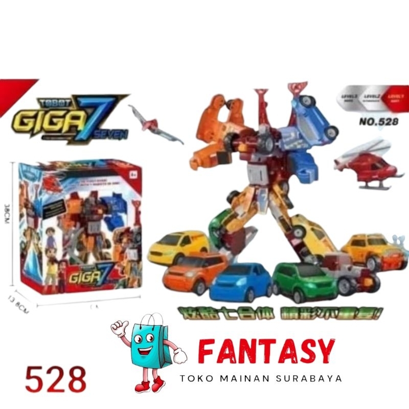 Robot TOBOT GIGA SEVEN / RB TOBOT GIGA 7 / ROBOT ALLIGATOR 8 / ROBOT ...