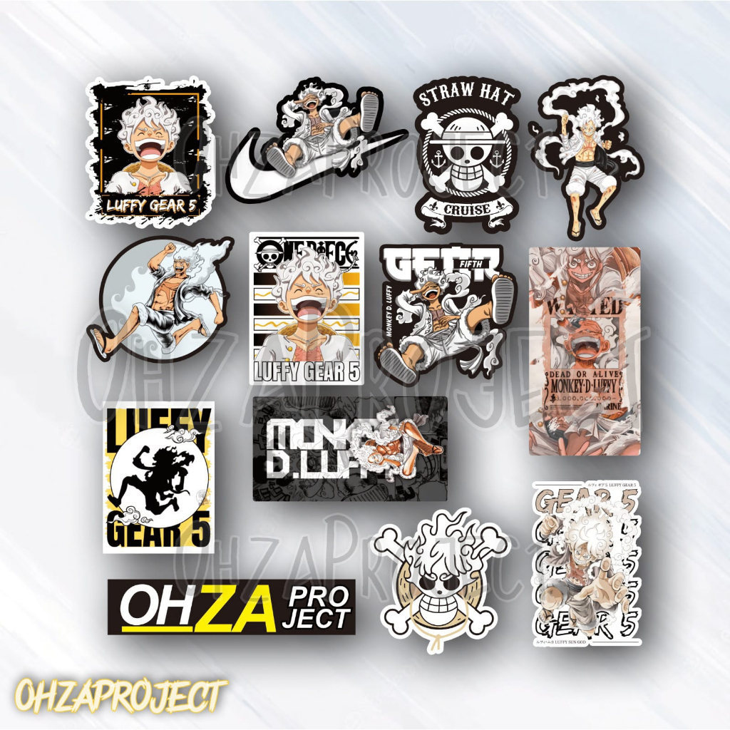 One PIECE Sticker AESTHETIC Sticker ONE PIECE LUFFY GEAR 5 Sticker CASE ...