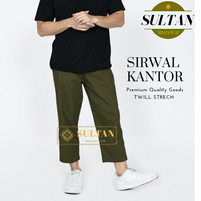 Sirwal Office Adult Men Twill Strech Material casual College Sirwal ...