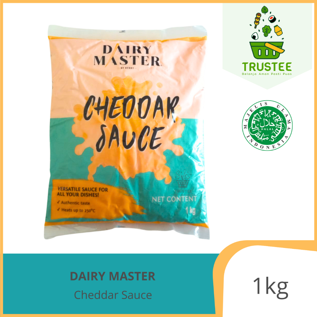 Dairy Master Cheddar Cheese Sauce | Halal Cheddar Cheese Sauce 1kg ...