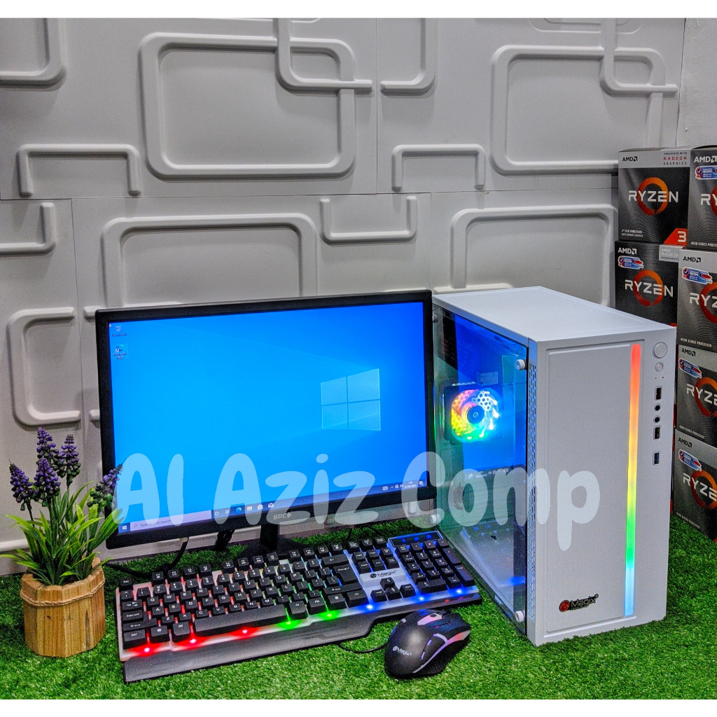 Cpu Pc Assembled Gen11 Intel Core i7 11700 Ram 16gb SSD 256gb Monitor ...