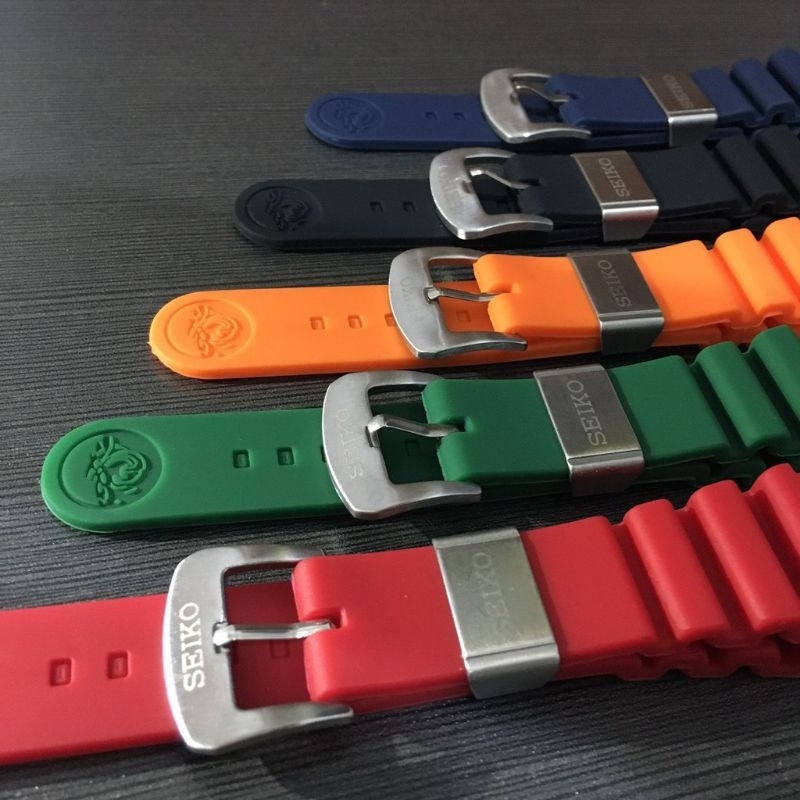 Seiko Watch RUBBER STRAP RUBBER STRAP SEIKO LUG 22MM | Shopee Singapore