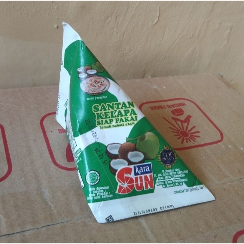 Sun Kara coconut milk 65ml ready-to-use coconut milk sachet | Shopee ...