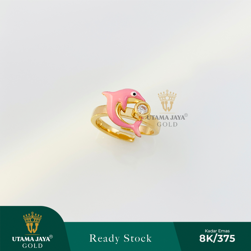 MATA Children's ring model osrot dolphins pink cat + 375 eyes 8k ...