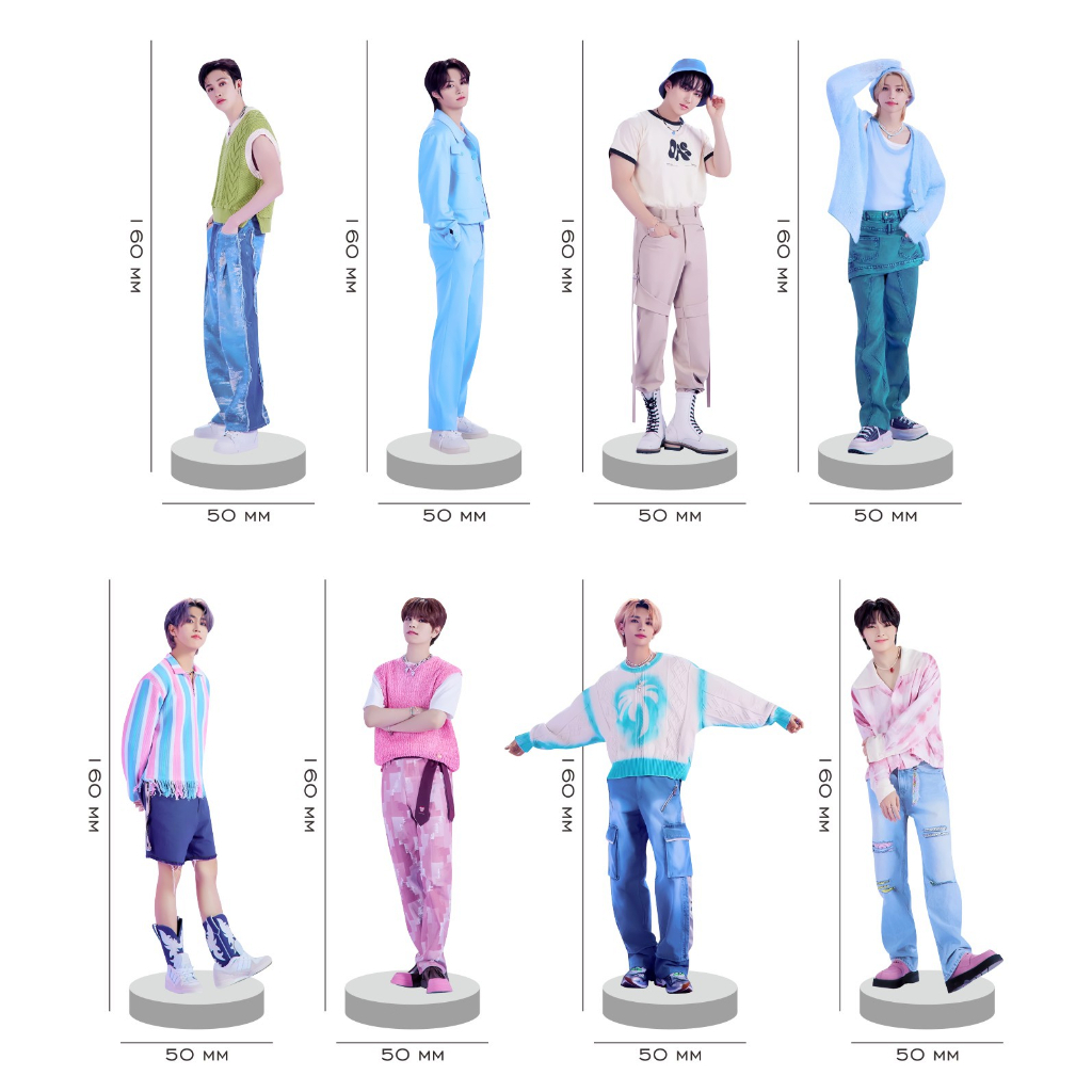 Standee Figure Kpop Boy Band Stray Kids Stray Kids 5-Star Dome Tour ...