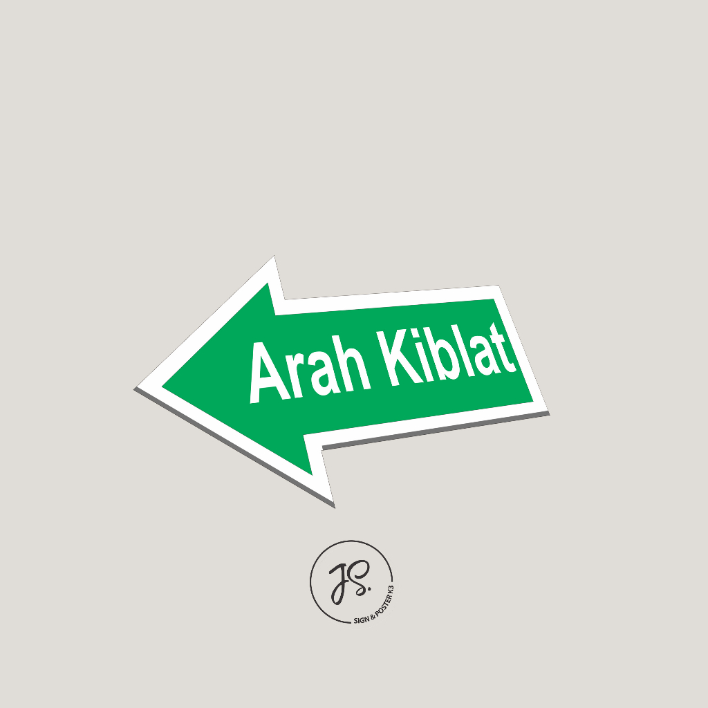 Prayer KIBLAT DIRECTION STICKER | Shopee Singapore