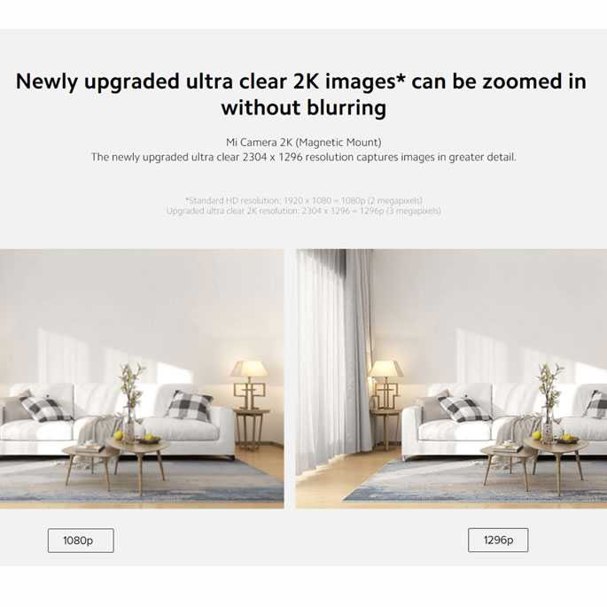Xiaomi Mijia AI Smart IP Camera CCTV 2K | Shopee Singapore
