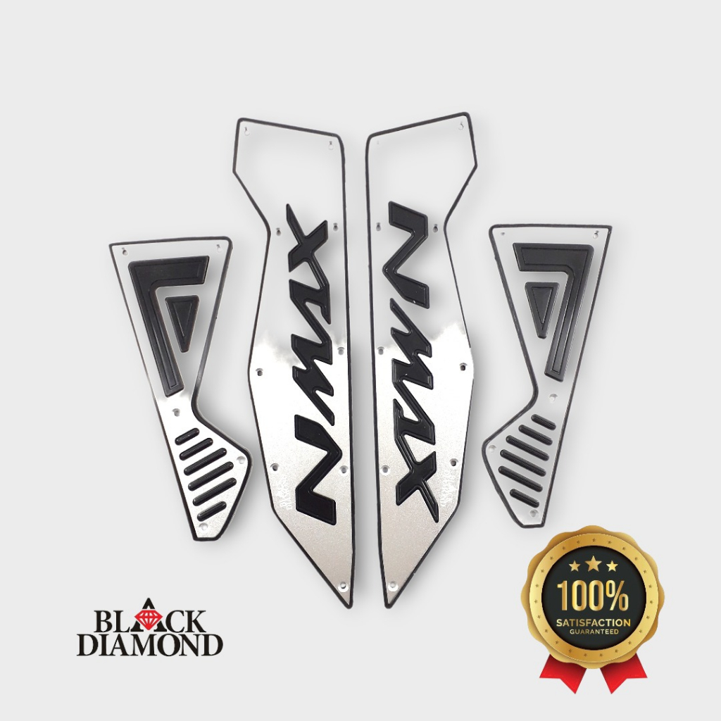 Black Diamond - Old NMAX Footrest Bordes 2015-2019 Model NMAX Aluminum ...